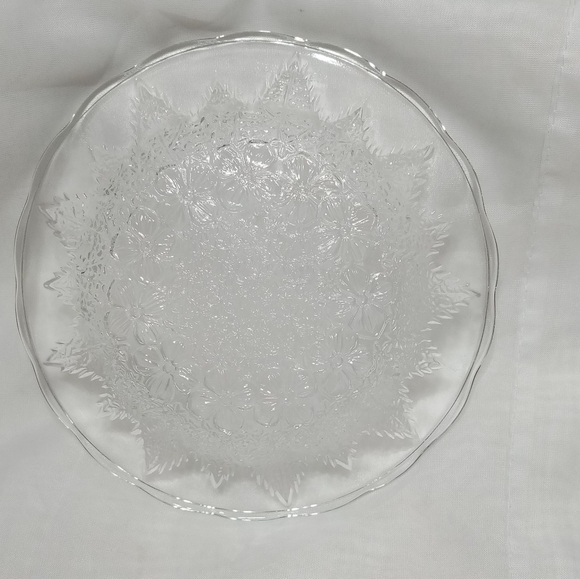 Kig Indonesia | Dining | Kig Indonesia Shallow Glass Bowl With Pressed ...